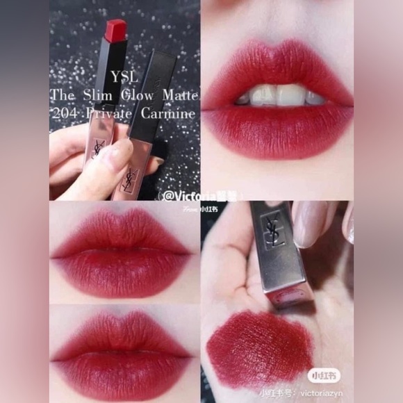Yves Saint Laurent | Makeup | Ysl The Slim Glow Matte Lipstick 24 Nib | Poshmark